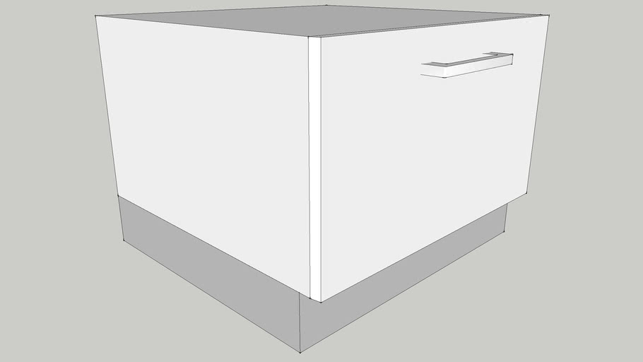 600 Base Module with One Drawer 600X560X350 CID_CP10000060 | 3D Warehouse