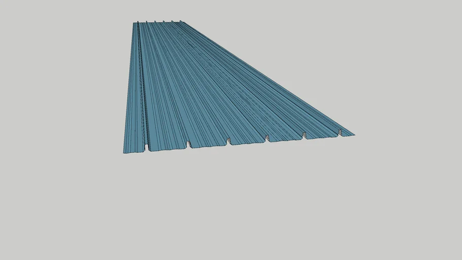 Clip Lock Roof | 3D Warehouse