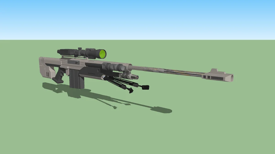 SRS93 AM Sniper Rifle | 3D Warehouse