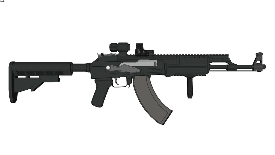 modern AK sopmod | 3D Warehouse