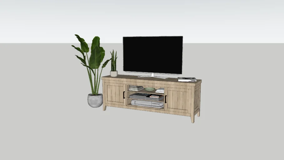 TV Console 2 | 3D Warehouse