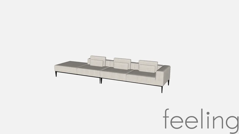 Sofá Blend | 3D Warehouse