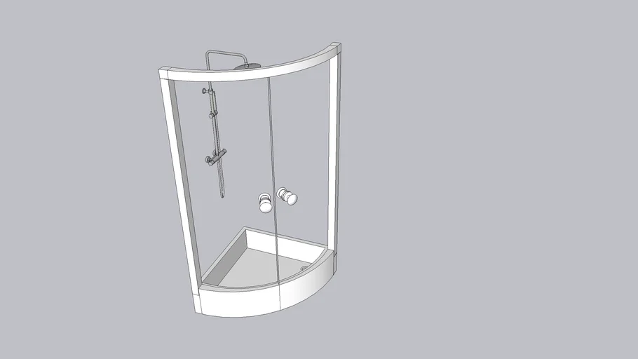 corner shower2 | 3D Warehouse