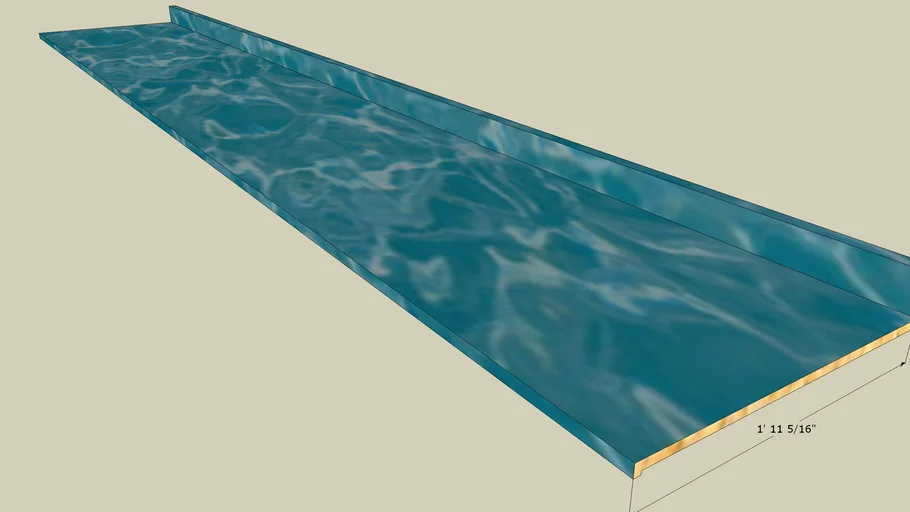 12 FT 27' countertop | 3D Warehouse