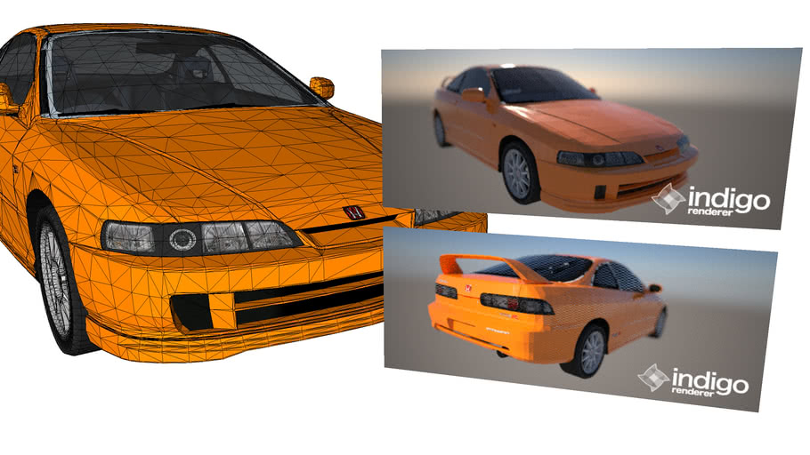 2000 Honda Integra Type R | 3D Warehouse