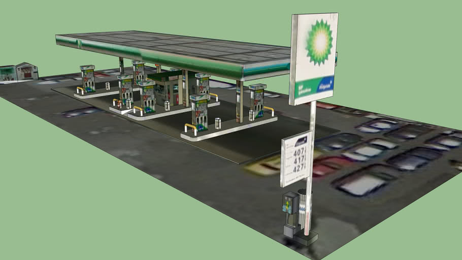 BP Gas Station | 3D Warehouse