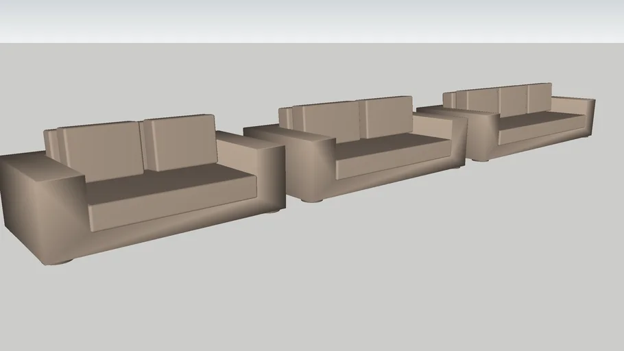 MDF Italia Idea One Sofa | 3D Warehouse