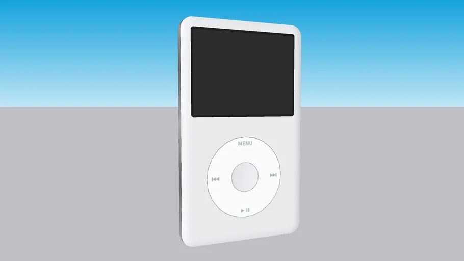Apple iPod Classic (6th Gen) Silver | 3D Warehouse
