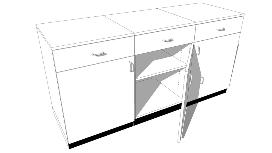 Marlite Retail Fixtures- Basic Back Wrap | 3D Warehouse