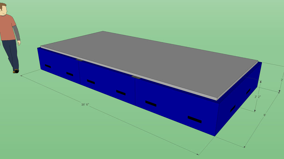 641V High Jump Landing System | 3D Warehouse