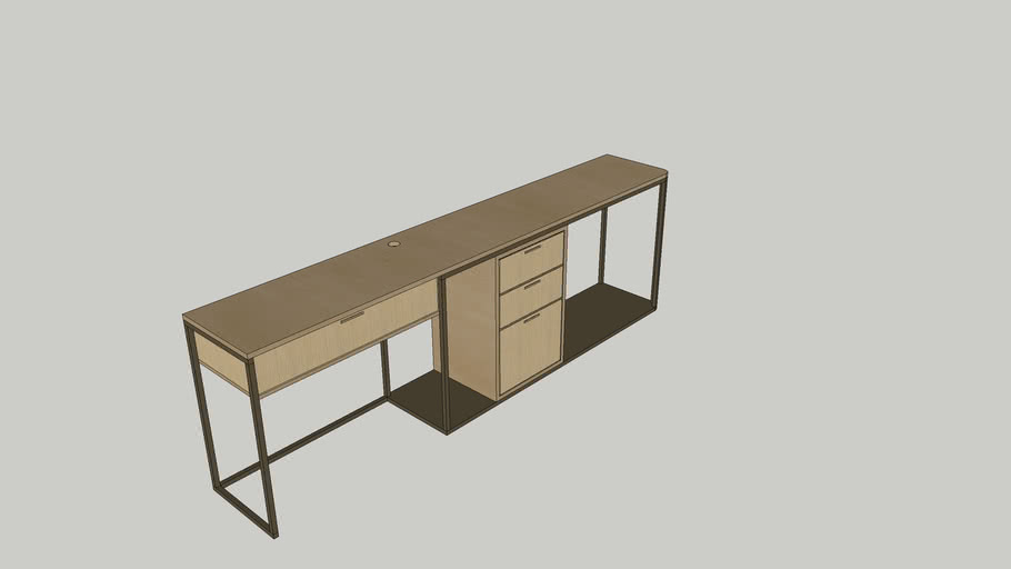 Study Table | 3D Warehouse
