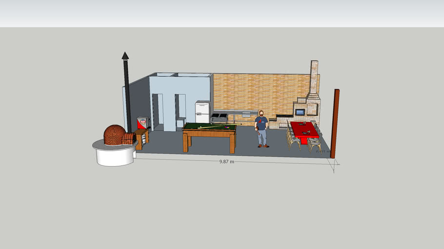 Quiosque Completo | 3D Warehouse