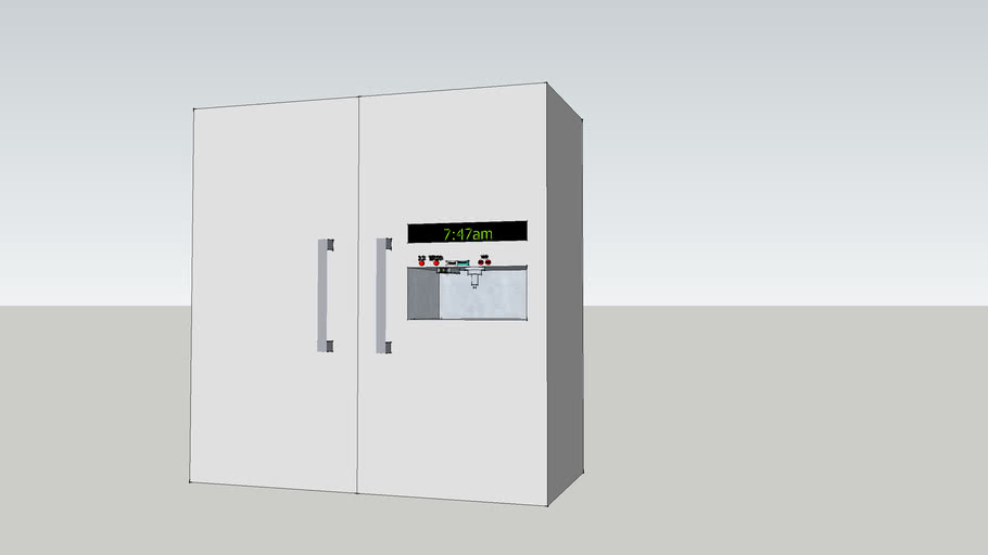 Double Door Fridge | 3D Warehouse