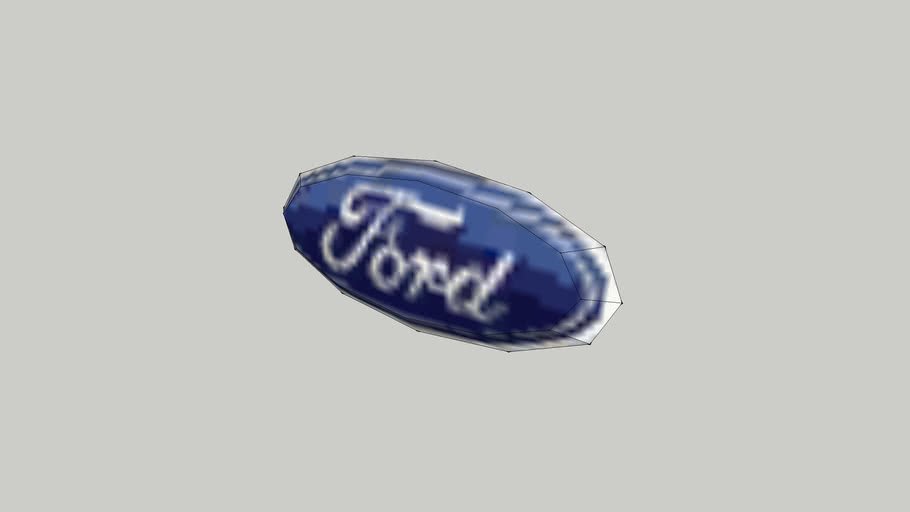 logotipo ford | 3D Warehouse