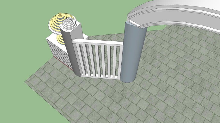 namghar gate | 3D Warehouse