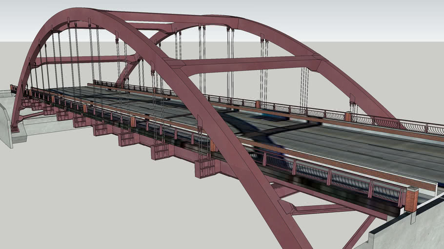 US65 Oak Street Bridge (low poly 2) | 3D Warehouse