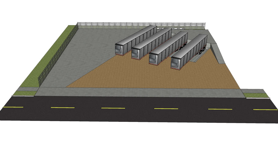 loading dock trucks | 3D Warehouse