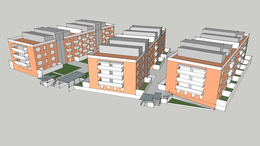 Stanovanjsko naselje Zlatica - Vrhnika | 3D Warehouse