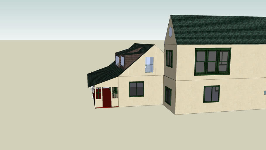 house with addition | 3D Warehouse