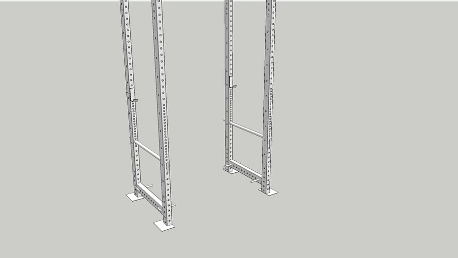 Rogue R-3 Power Rack | 3D Warehouse