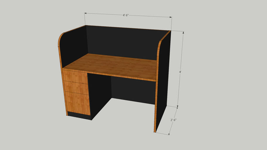 custom carrel / call center by Candex Custom Corp | 3D Warehouse