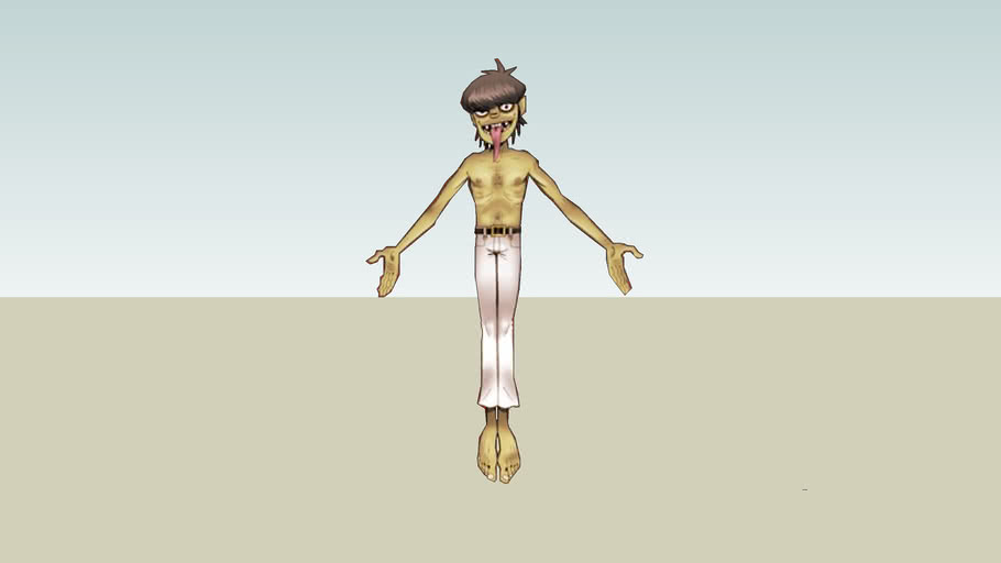 2-Dimmensional Murdoc Niccals | 3D Warehouse