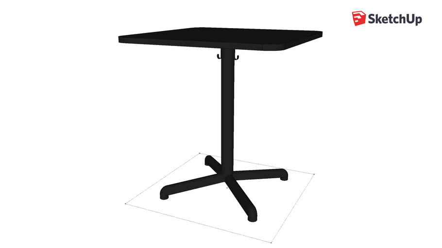 table IKEA STENSELE square 70x70 H75 | 3D Warehouse