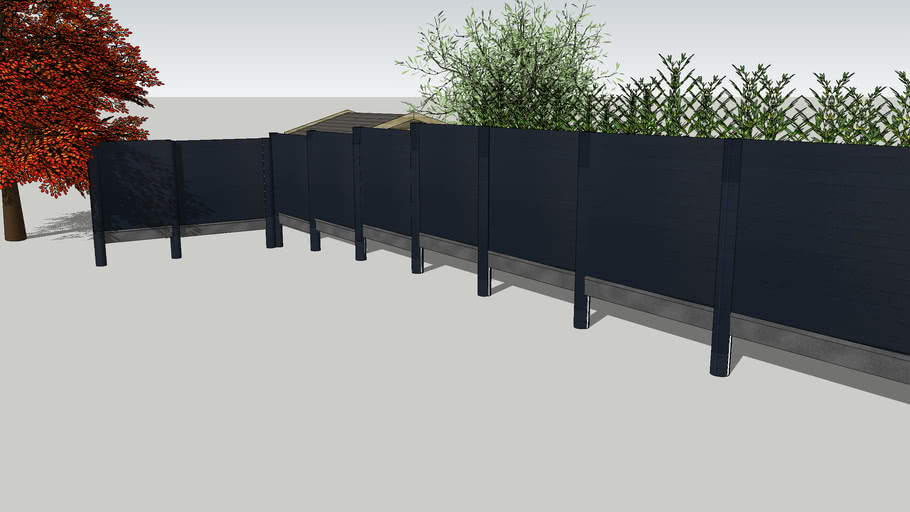 Plan Cloture 3d Gratuit