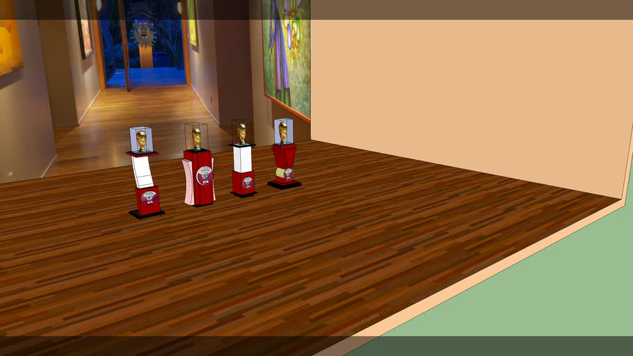 qatar fifa trophy stand | 3D Warehouse