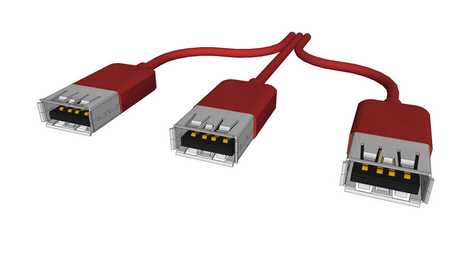 USB Female Connector | 3D Warehouse