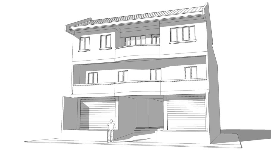 3 storey commercial building | 3D Warehouse