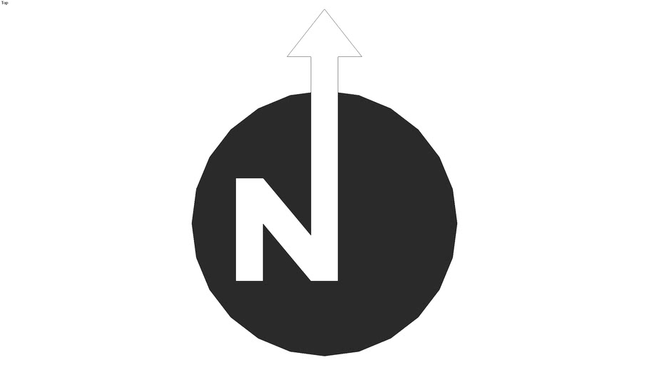 North Arrow Sign | 3D Warehouse