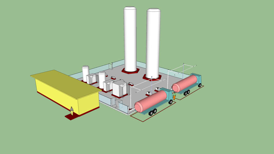 LPG supply plant | 3D Warehouse