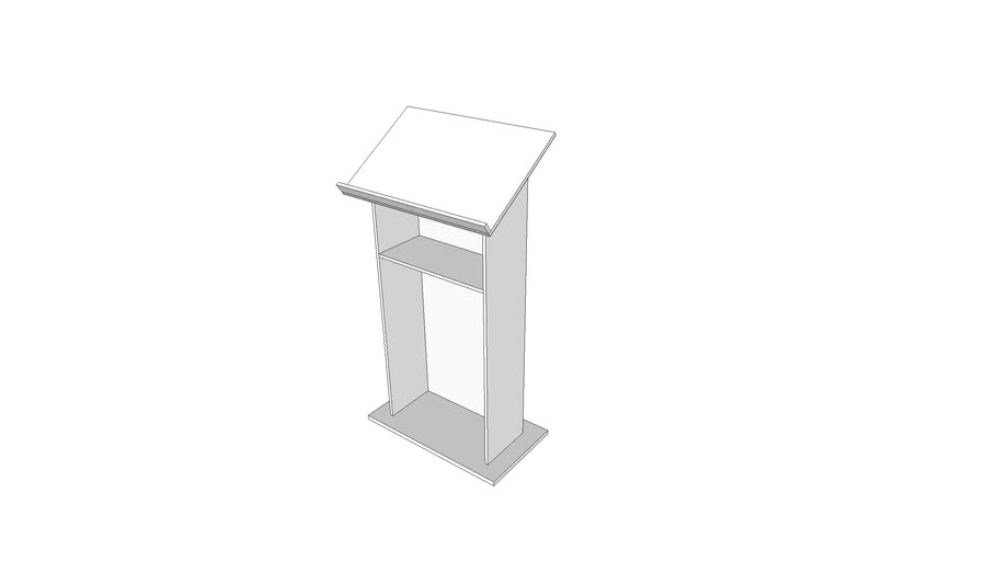 lecture stand | 3D Warehouse