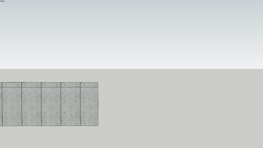concrete wall | 3D Warehouse