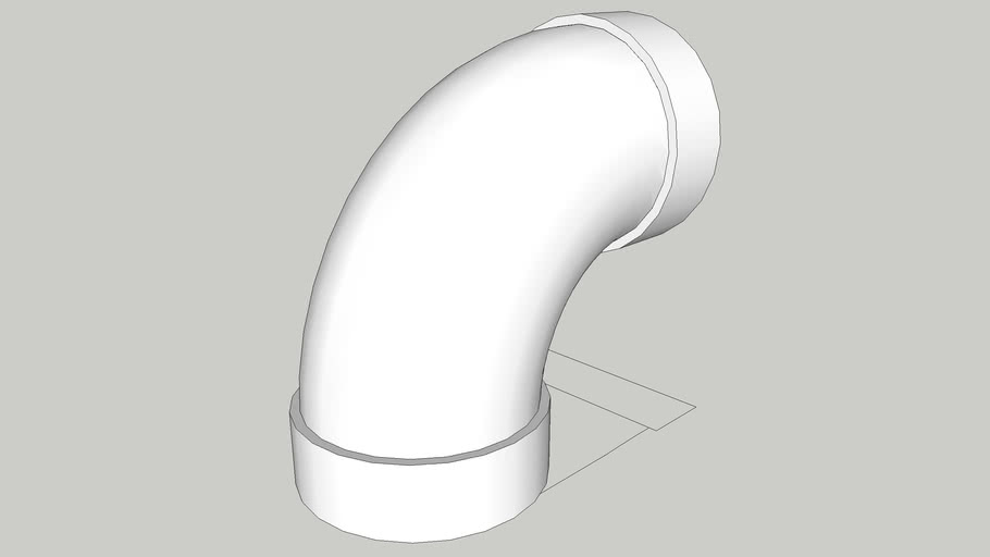 90 Degree ABS Elbow | 3D Warehouse