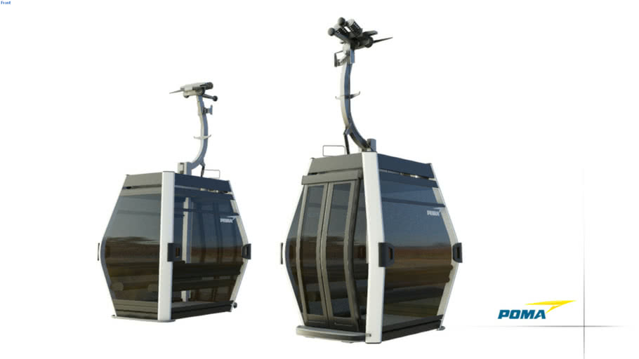 POMA_Monocable_Cabin_EVO10 | 3D Warehouse