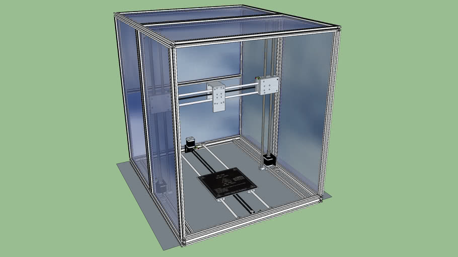 3d Printer structure model | 3D Warehouse