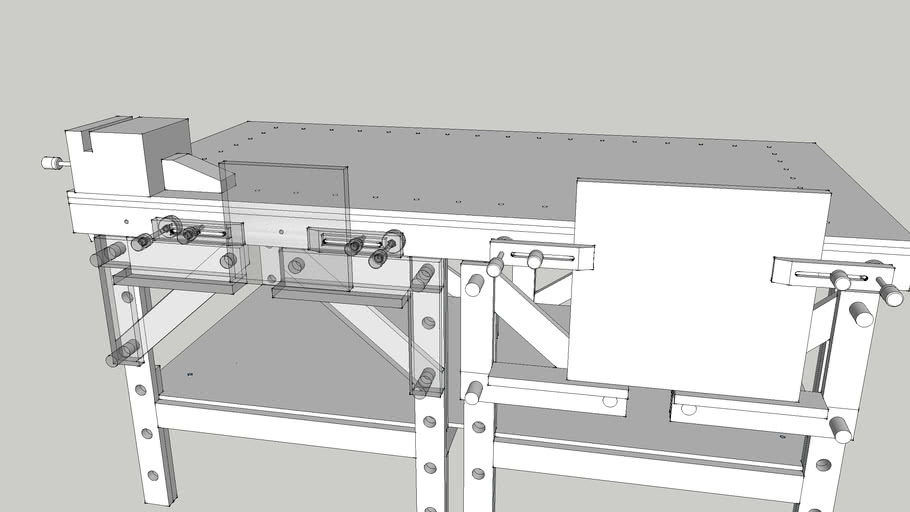 Foldable Workbench | 3D Warehouse