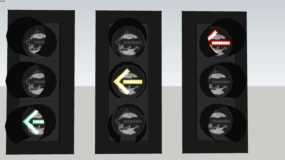 LED left turn signals | 3D Warehouse