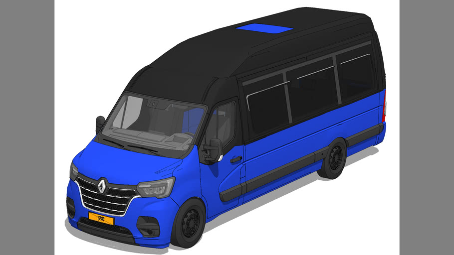 2022 Renault Master Minibus | 3D Warehouse