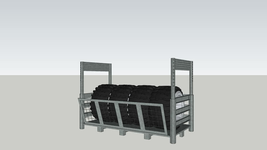 tire rack | 3D Warehouse