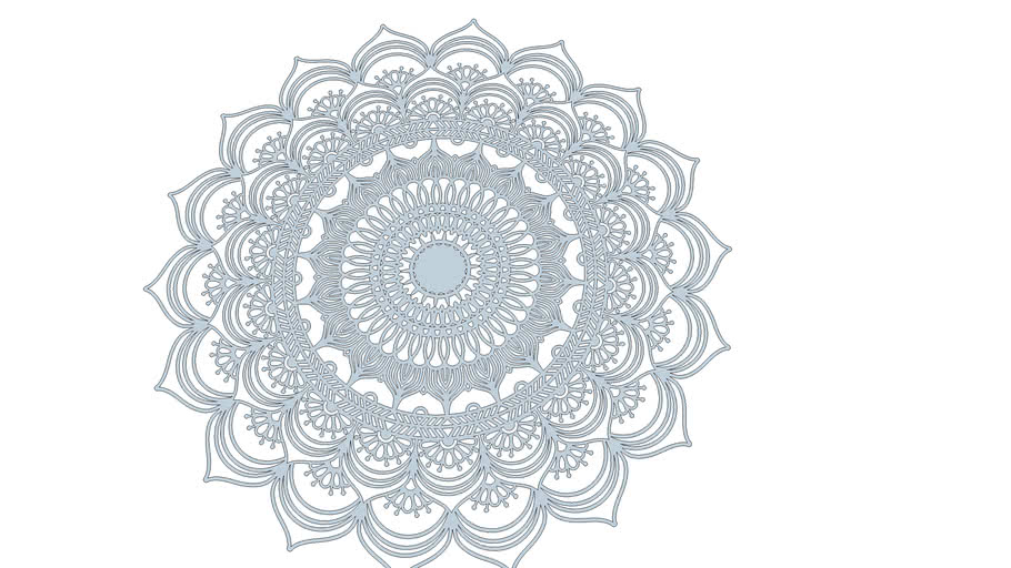 Mandala for Laser Screen | 3D Warehouse