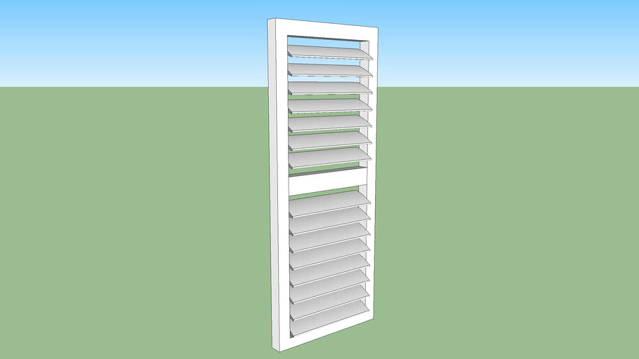 shutter (white) | 3D Warehouse