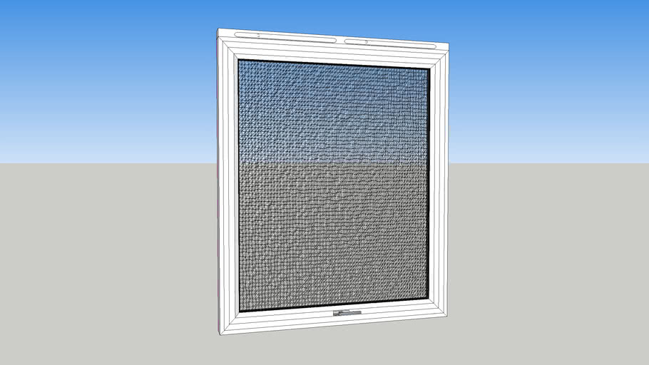Double vent window frosted | 3D Warehouse