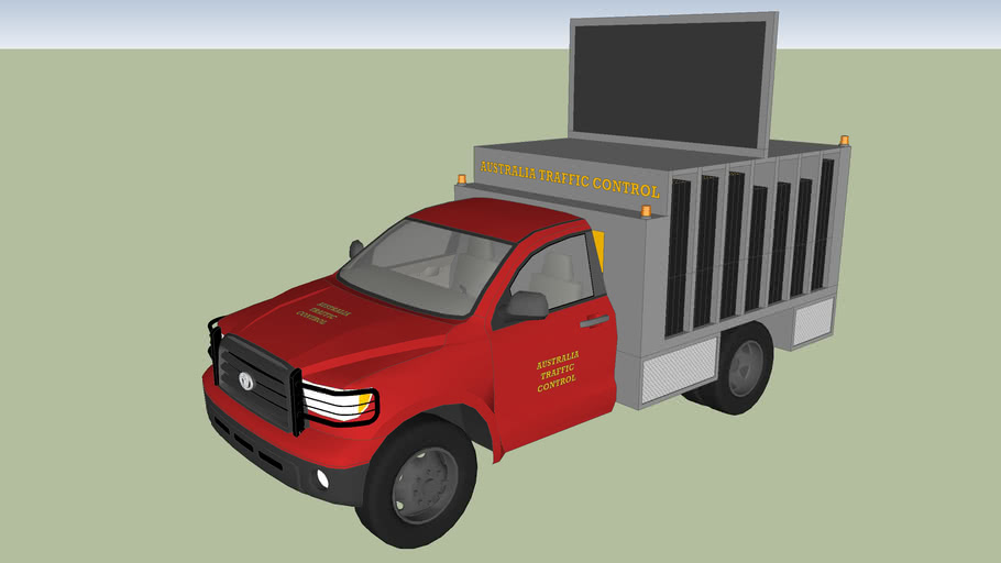 Road Traffic Control Ute | 3D Warehouse