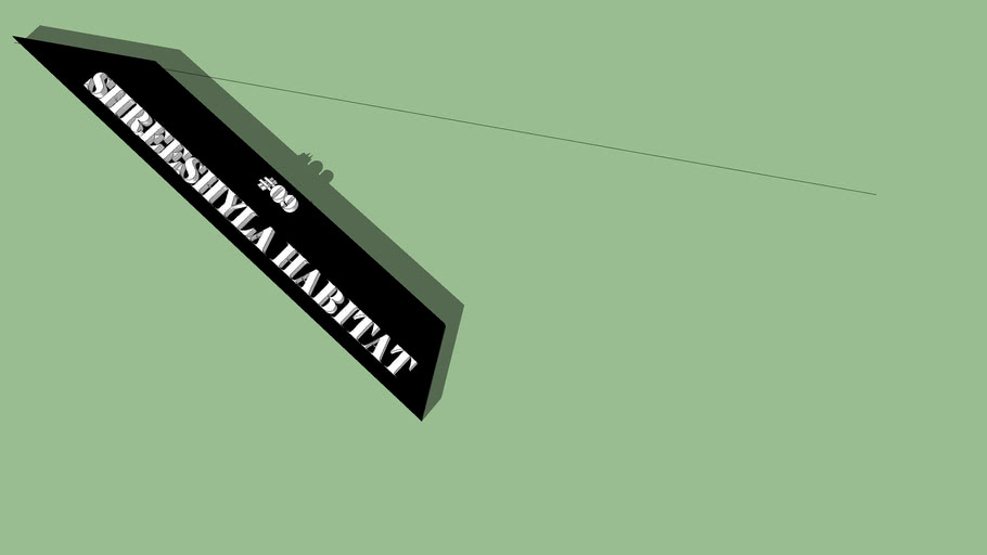Nameplate | 3D Warehouse