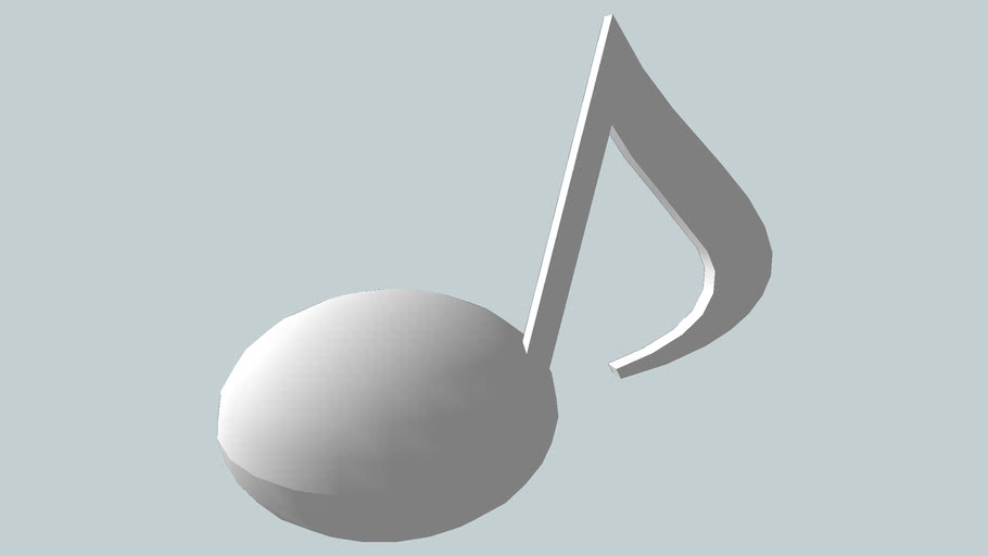 Musical Note | 3D Warehouse