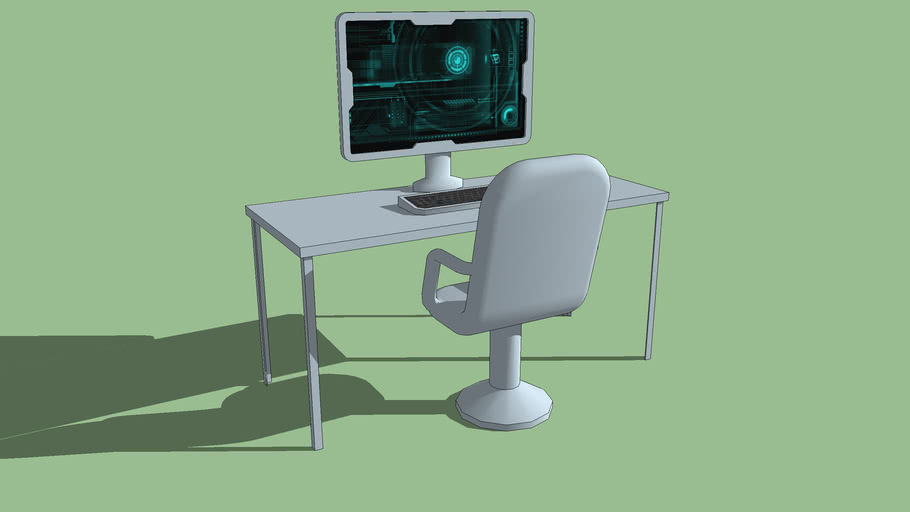 Computer Table | 3D Warehouse