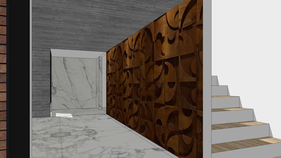 Foyer_20190913_Rumah 3D Warehouse_Ruangan Aja | 3D Warehouse